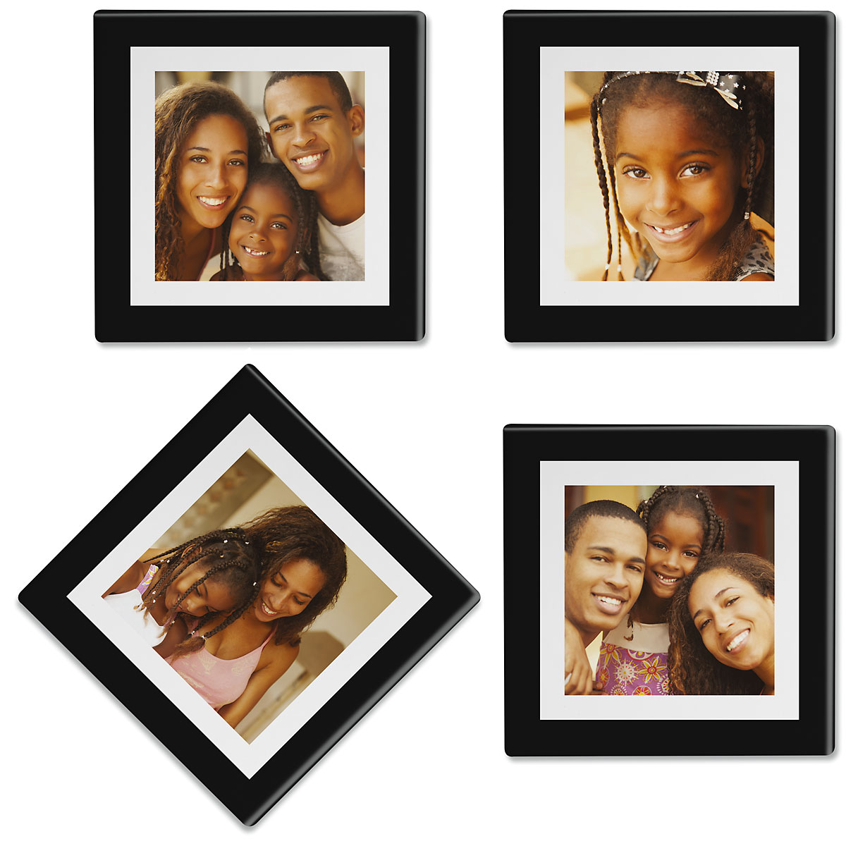 Dual Frame Photo Custom Coasters | Fine Stationery