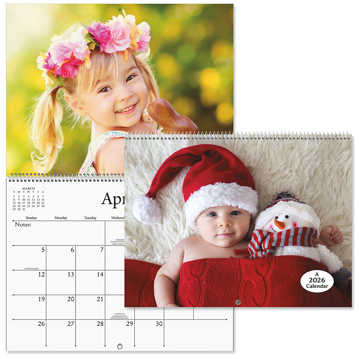 Classic 2026 Personalized Photo Calendar | Fine Stationery