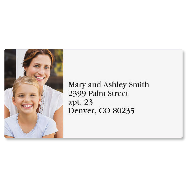 Direct Border Custom Photo Address Labels | Fine Stationery
