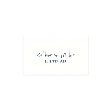 Anchor Calling Card | Fine Stationery