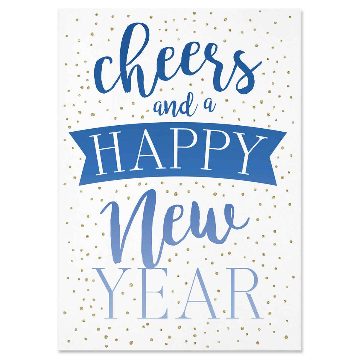 New Year Cheer Greeting Card | Fine Stationery