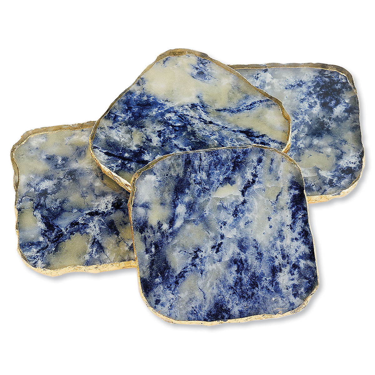 Agate Marble Glass Coaster | Fine Stationery