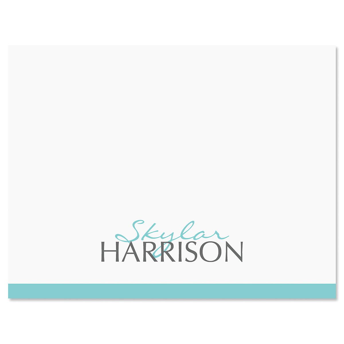 Contempo Personalized Note Cards | Fine Stationery