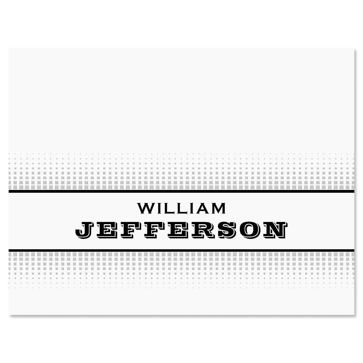 Explorer Personalized Note Cards | Fine Stationery