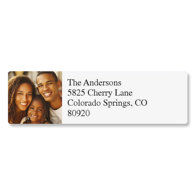Classic Photo Custom Address Labels f283 | Fine Stationery