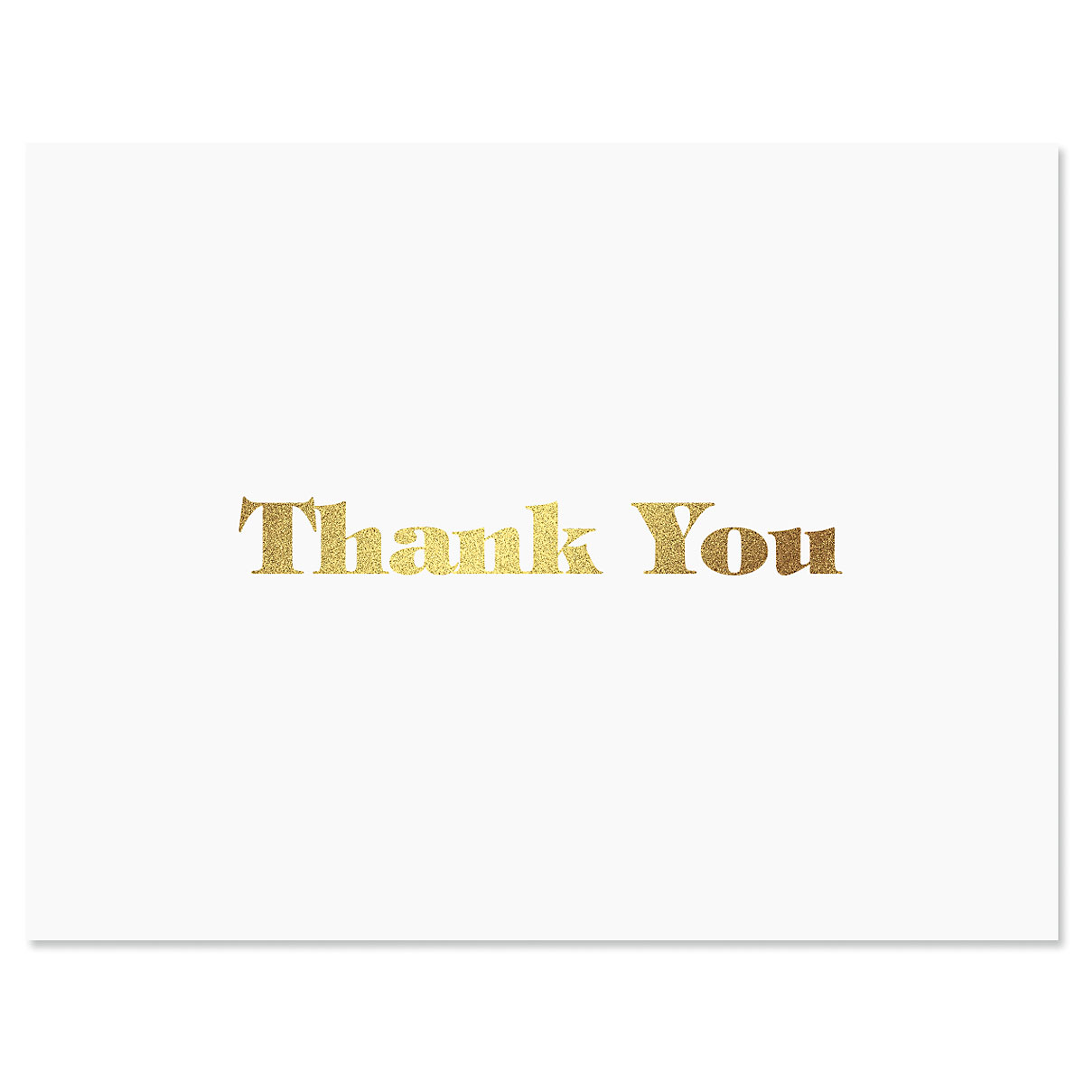Gold Foil Thank You Note Cards | Fine Stationery