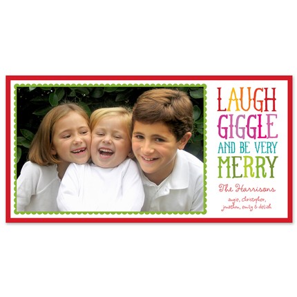 Giggle Photo Card | Fine Stationery