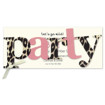 Leopard Party Invitation | Fine Stationery