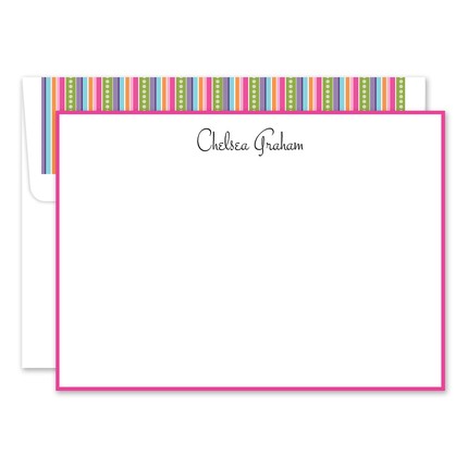 Multi-Colored Flat Card Set | Fine Stationery
