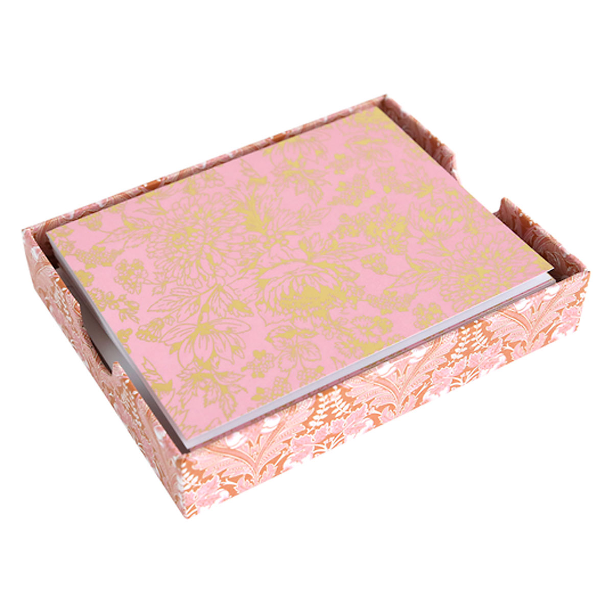 Damask Note Cards Boxed Set NC398C | Fine Stationery
