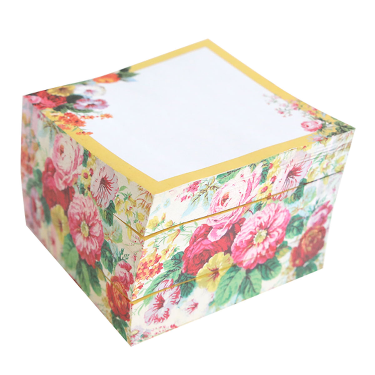Annalise Floral Sticky Note Block NP667 | Fine Stationery