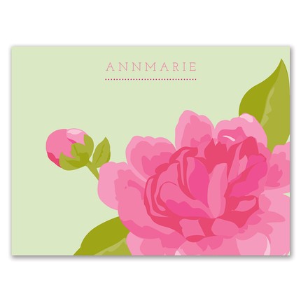 Peony Note Card | Fine Stationery