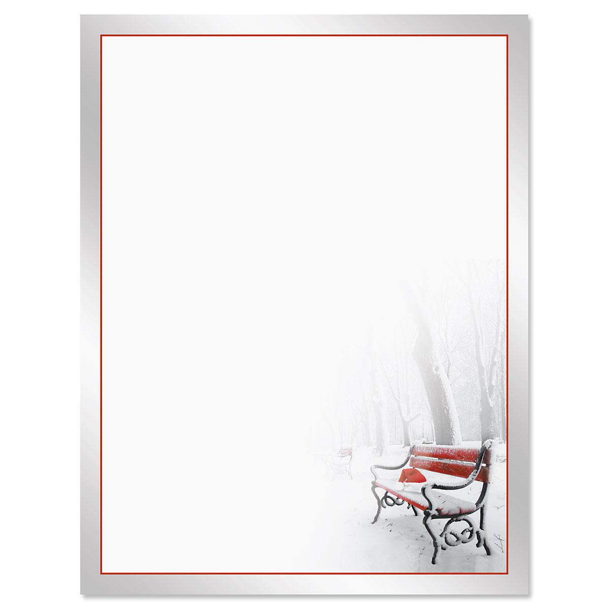 Red Bench Letter Papers 614573 | Fine Stationery