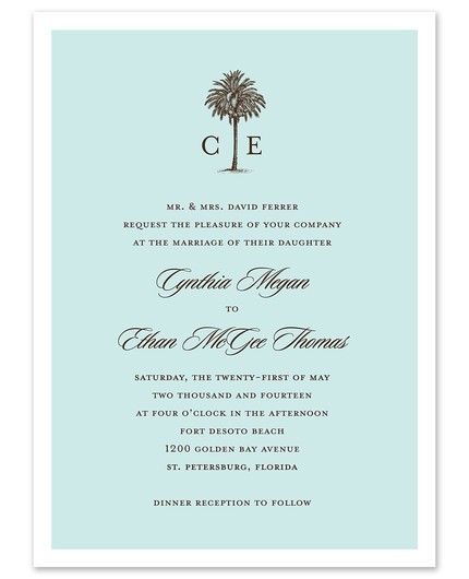 Romantic Getaway Invitation | Fine Stationery