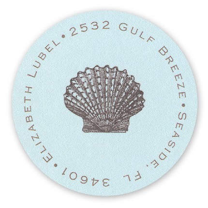 Seashell Label | Fine Stationery