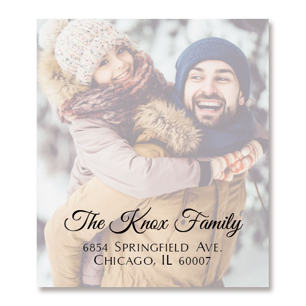 Full Select Photo Custom Address Labels | Fine Stationery