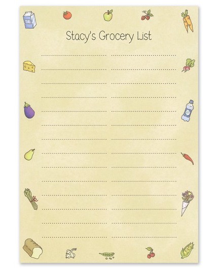 The Market Basket Pad | Fine Stationery