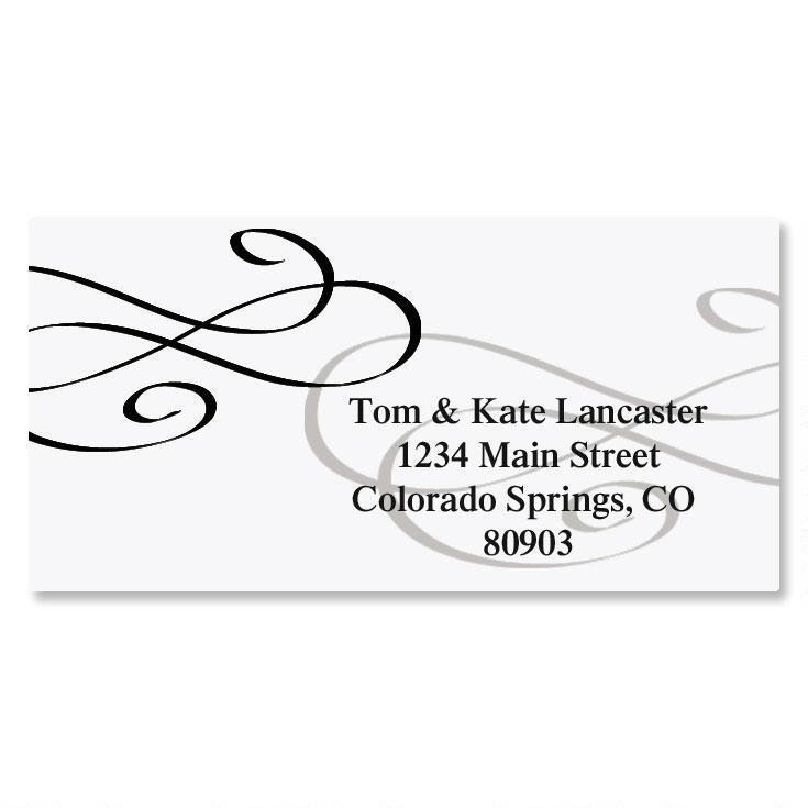Tiffany Border Custom Address Labels | Fine Stationery