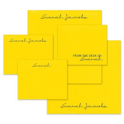 Yellow Mini-Me Note Pad Set | Fine Stationery