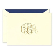 Personalized Note Cards, Embossed Note Card | Fine Stationery